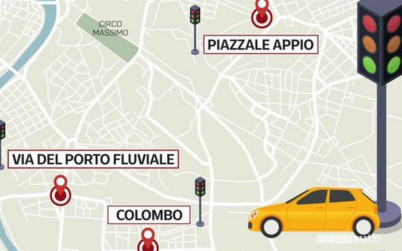 Semafori intelligenti, smart Google a Roma | newsauto.it
