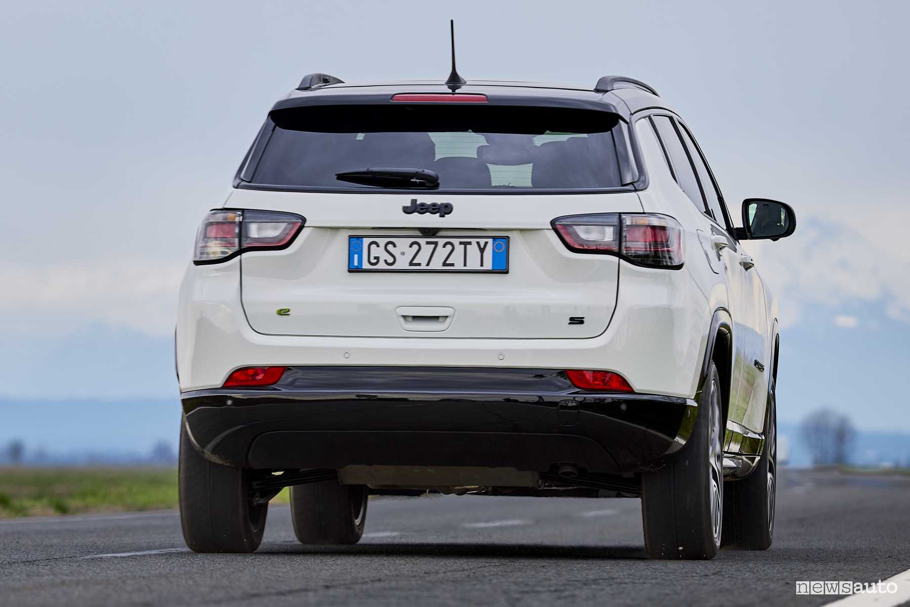 Jeep Compass ibrida cosa cambia, TEST PROVA motore e-Hybrid e 4xe